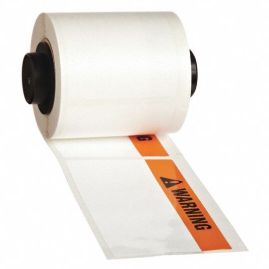 Warning, Warning Header, Precut Label Roll - 13Y976|PTL-37-483-WARNING ...
