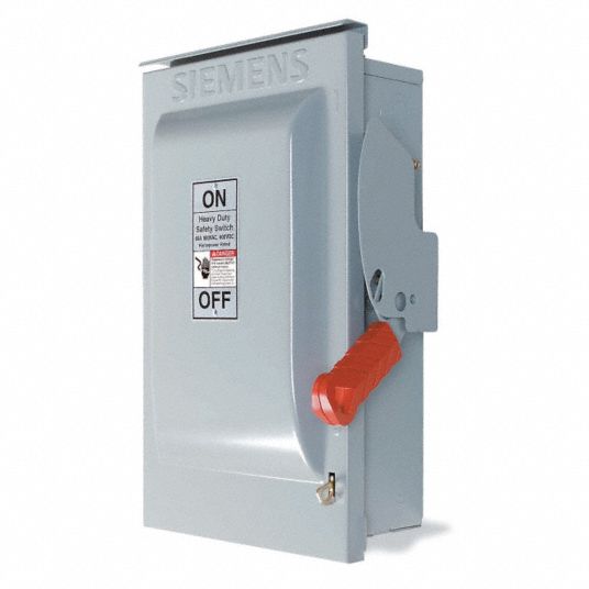 Safety Switch, Nonfusible, Heavy, 600V AC Voltage, Single or Three ...