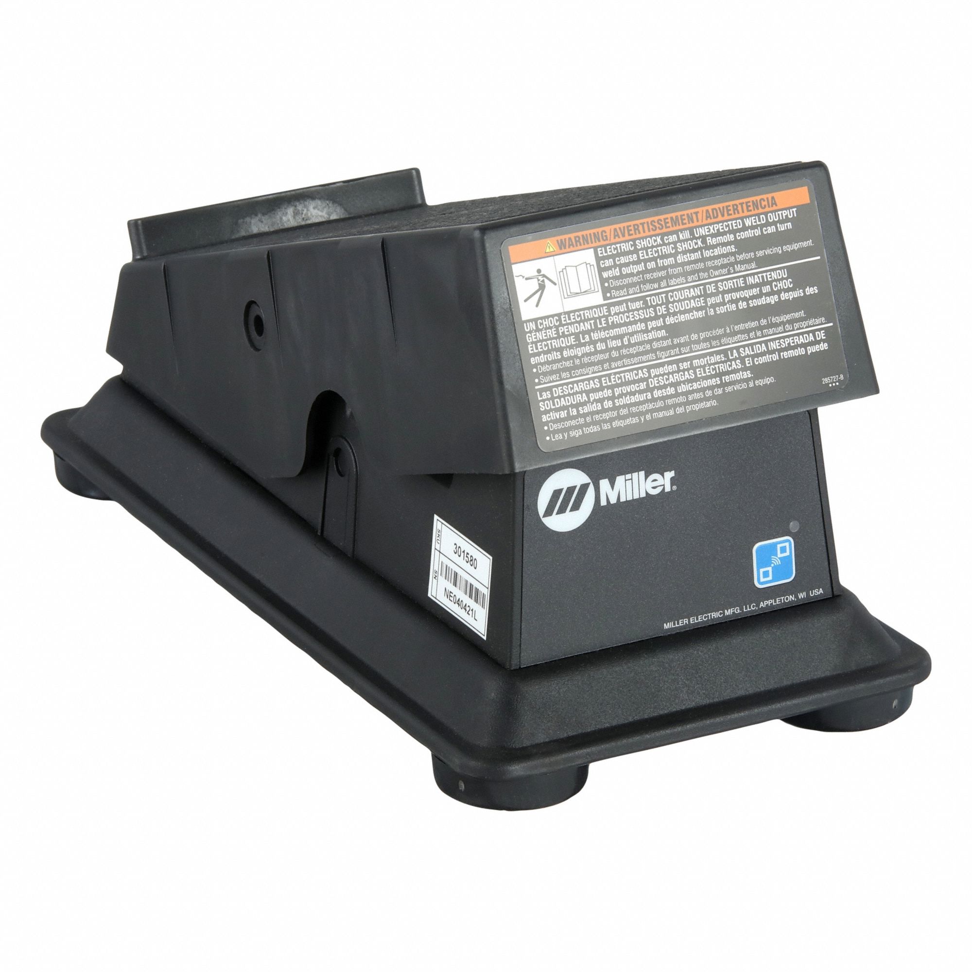 MILLER ELECTRIC, 90 ft Op Range, Wireless TIG Foot Control - 13Z835 ...
