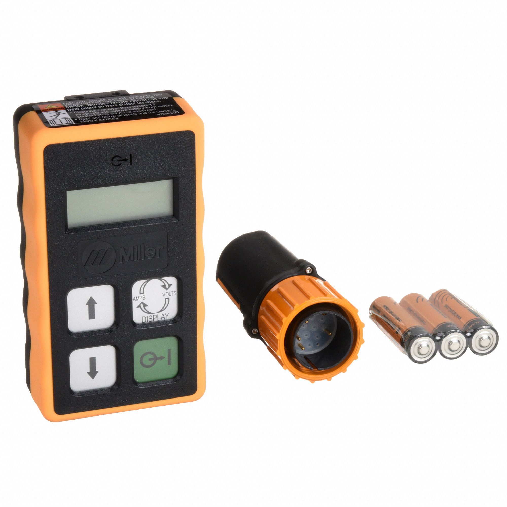 MILLER ELECTRIC Wireless Hand Control: Pushbutton, 25 ft Op Range ...