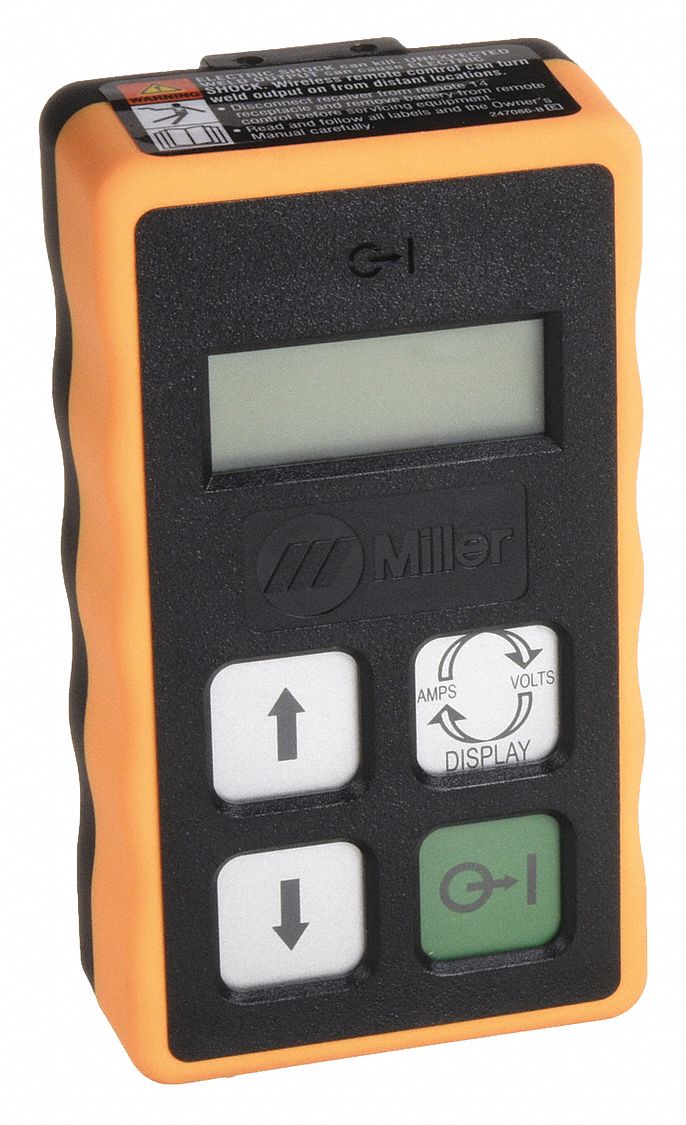 MILLER ELECTRIC, Pushbutton, 300 ft Op Range, Wireless Hand Control ...