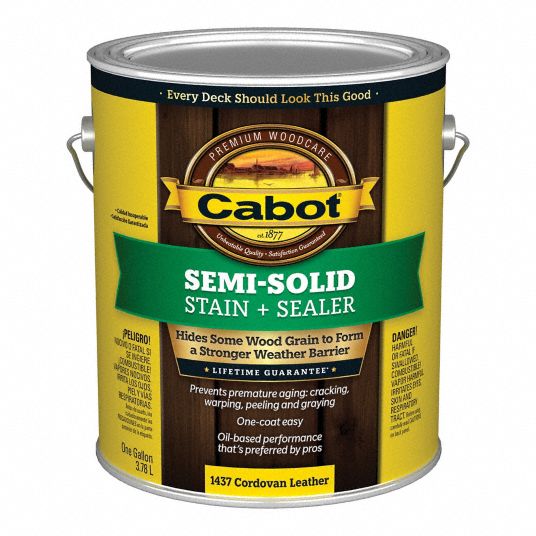 CABOT, Exterior, Oil, Wood Stain and Sealer - 829NY9|140.0001437.007 ...