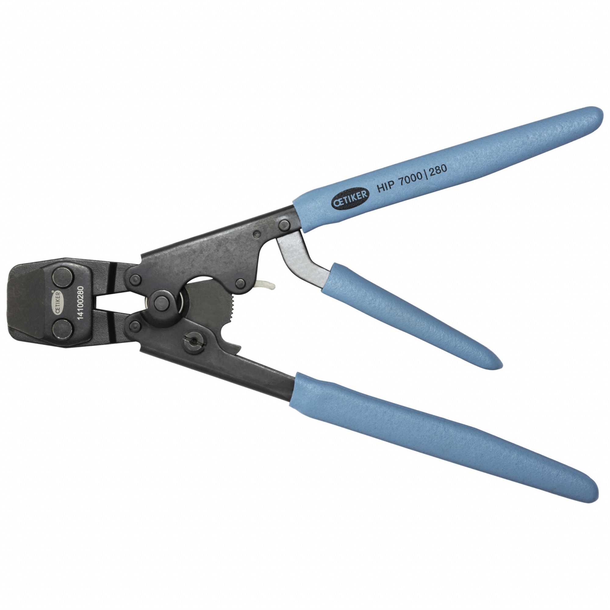 OETIKER Ratchet Pincer: 1,573.66 lbs, 0.375 in Min Compatible Wire Size ...