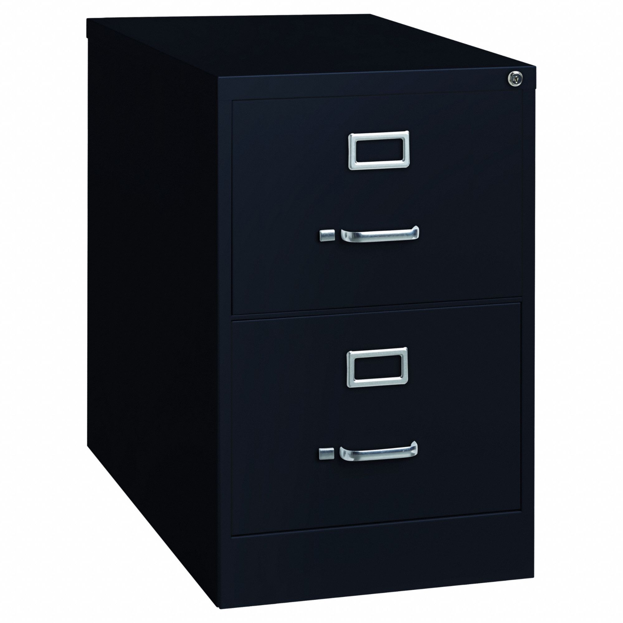 HIRSH, Black, 2 Drawers, Vertical File Cabinet - 415G21|14419 - Grainger