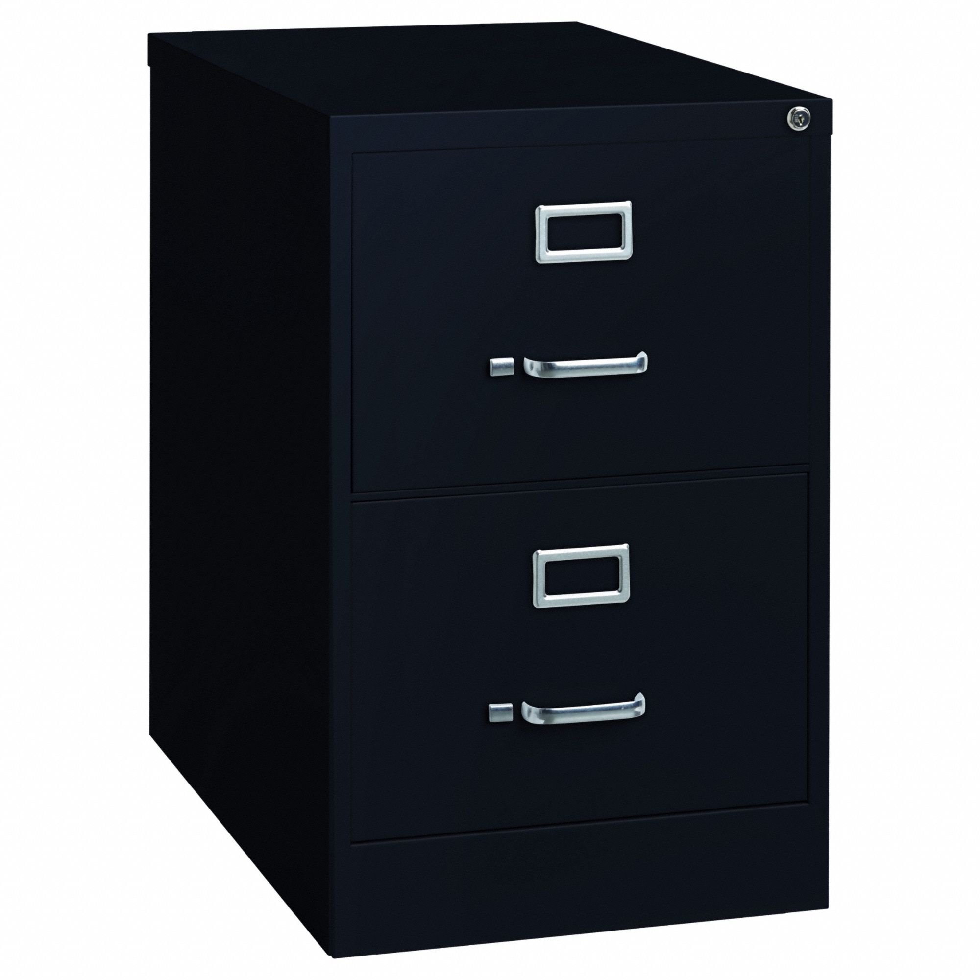 HIRSH, Black, 2 Drawers, Vertical File Cabinet - 415G16|14413 - Grainger