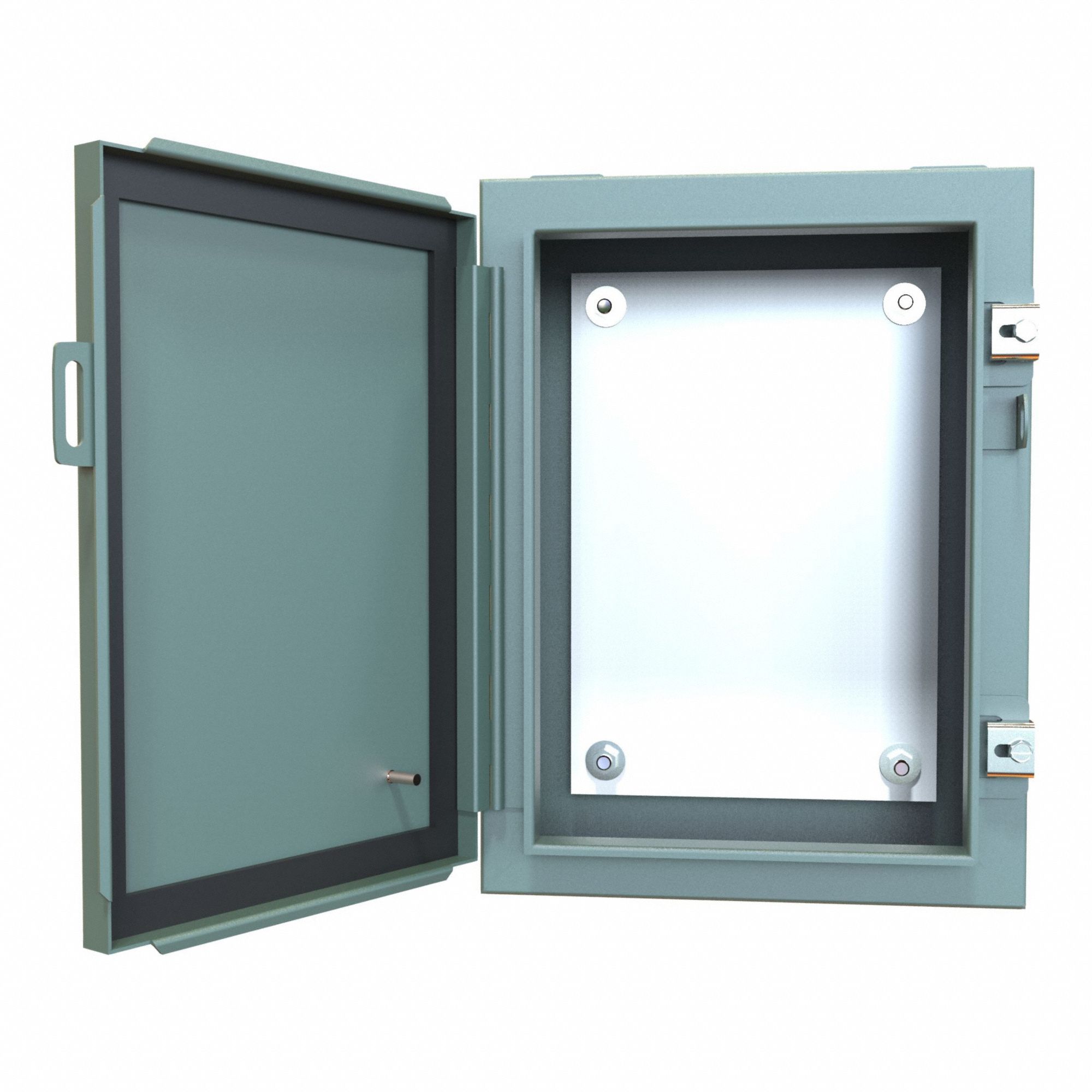 HAMMOND, Steel, 16 in x 12 in x 6 in, Electrical Enclosure - 888G02 ...