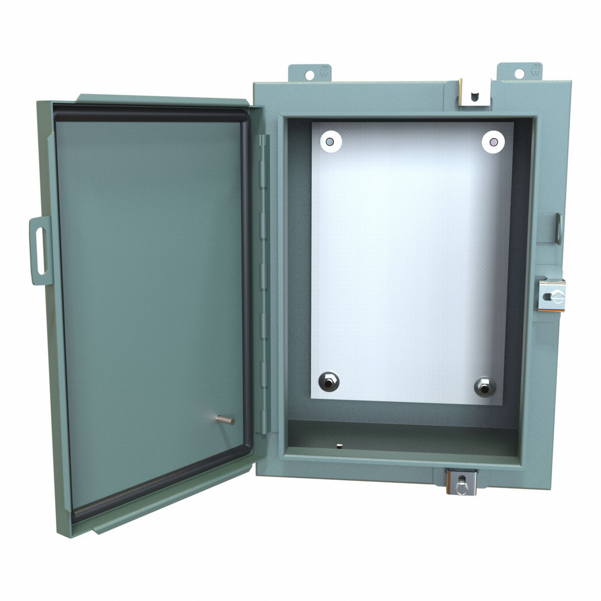 HAMMOND, Steel, 16 in x 12 in x 8 in, Electrical Enclosure - 888G74 ...