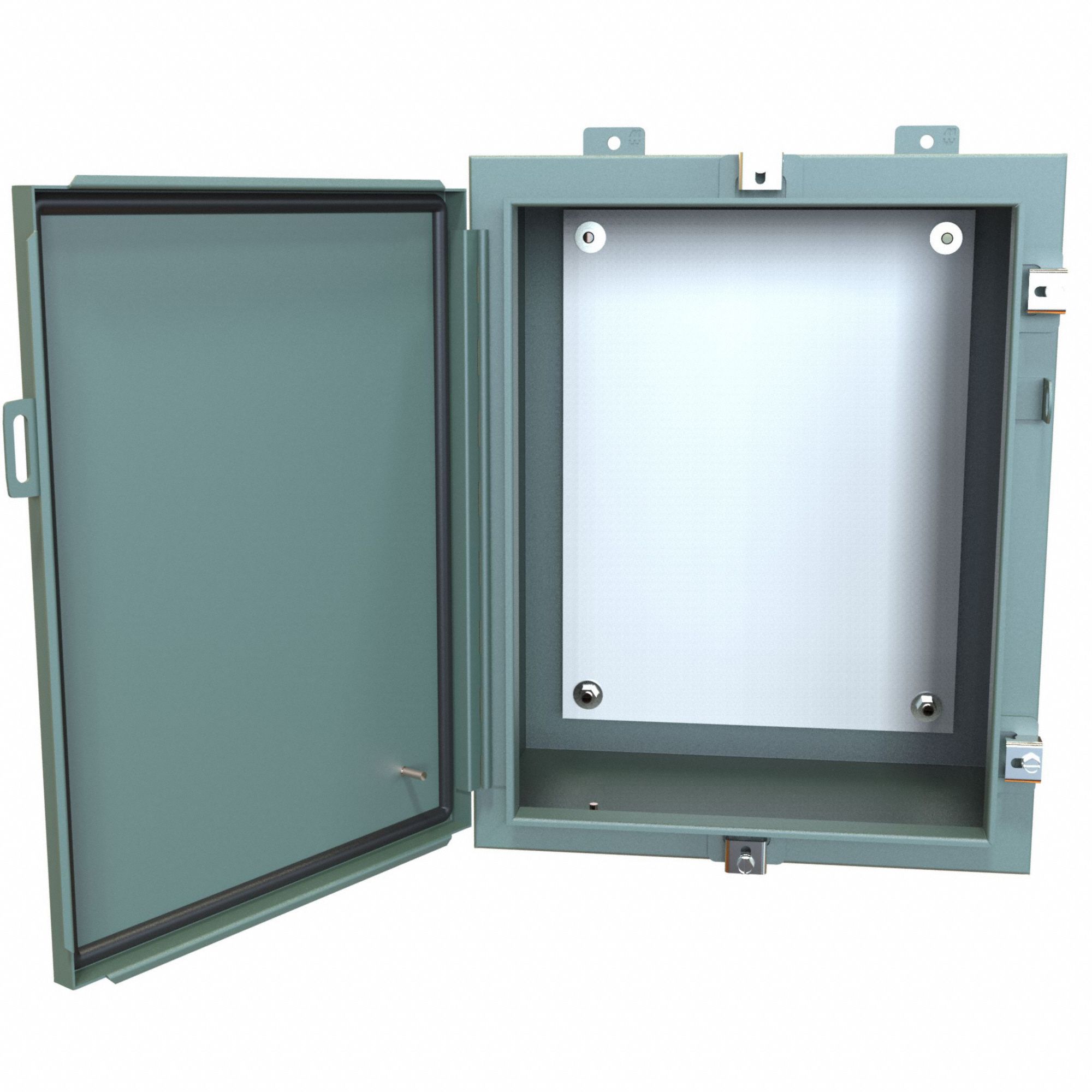 HAMMOND, Steel, 20 in x 16 in x 10 in, Electrical Enclosure - 888G75 ...