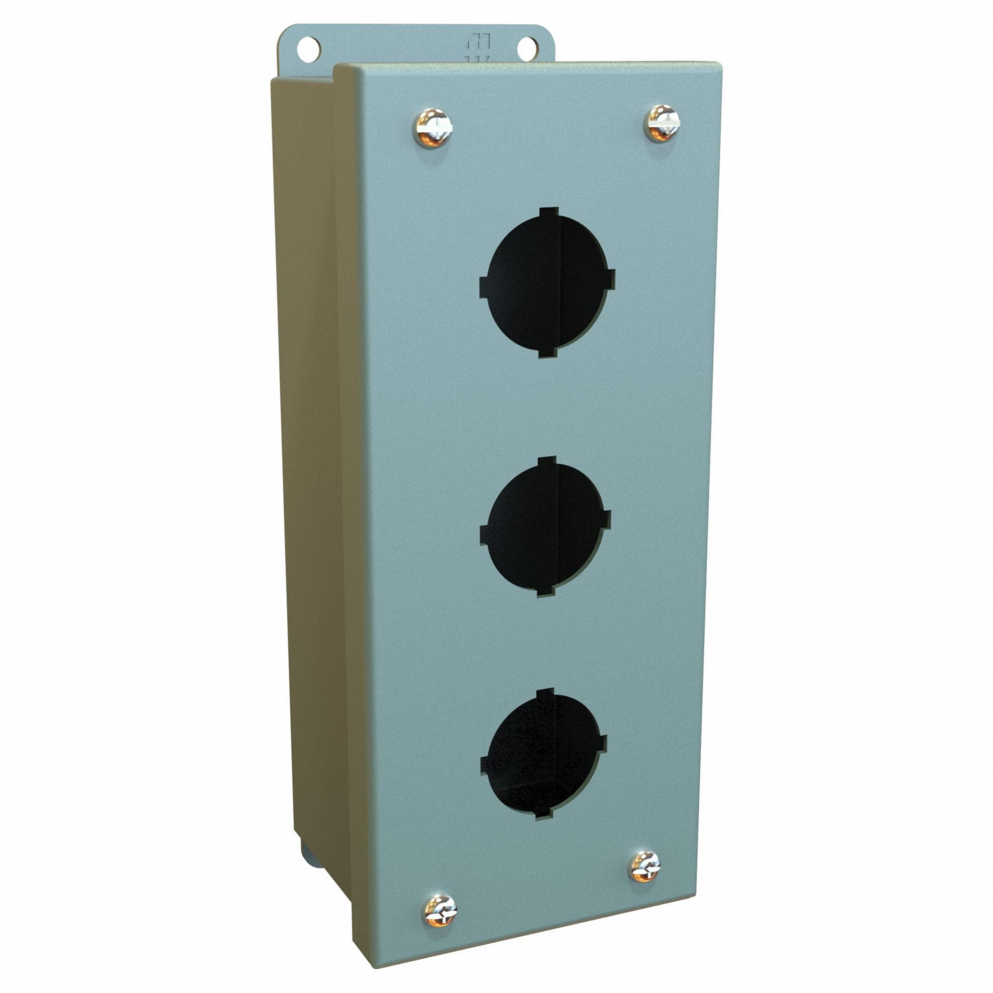 HAMMOND, 30mm, 3 Holes, Push Button Enclosure - 819Z21|1435C - Grainger