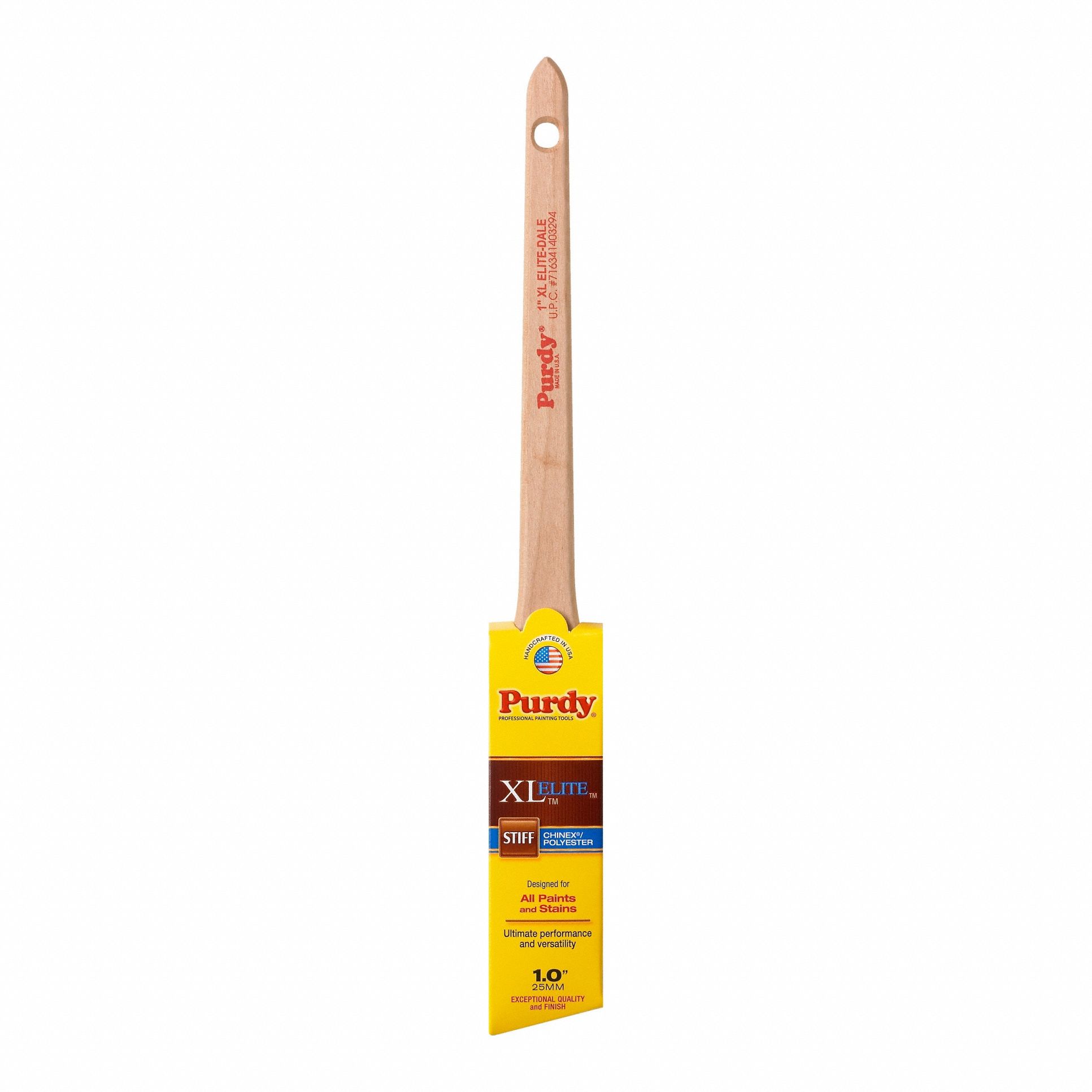 PURDY, Angle Sash Brush, 1 in, Nylon Paint Brush - 394NE5|144080510 ...