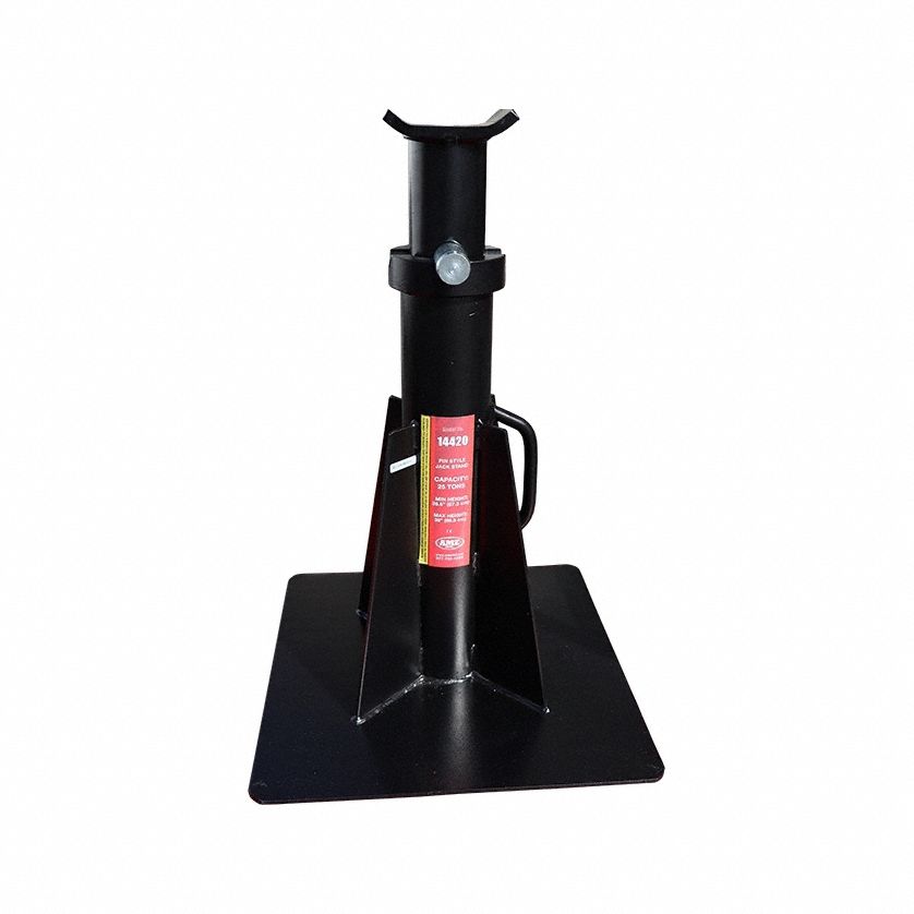 AME, Pin Locking Hand Lifted, 25 ton Load Capacity, Jack Stand - 829X26 ...