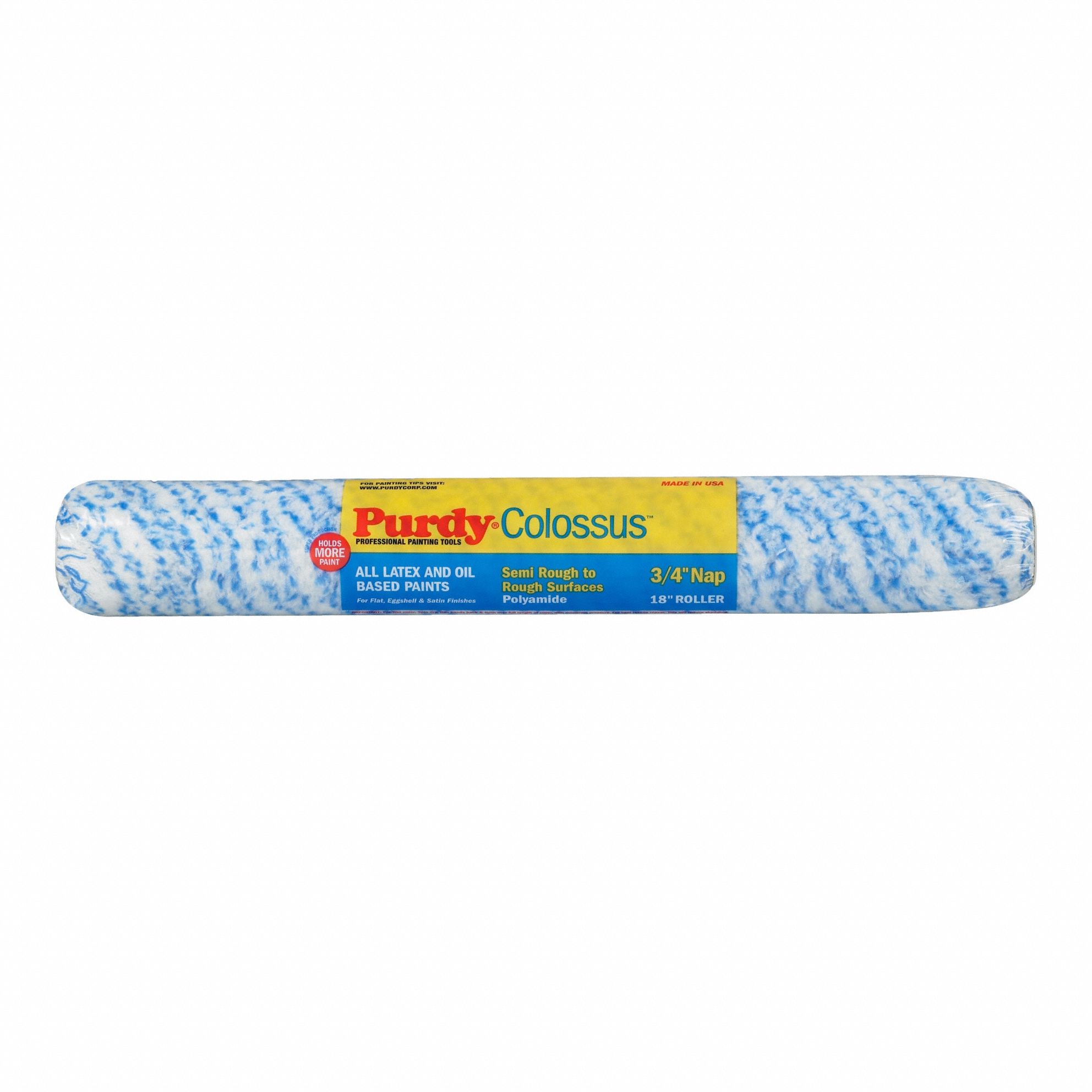 PURDY, 18 in Lg, 3/4 in Nap Size, Paint Roller Cover - 911TX3|144630184 ...
