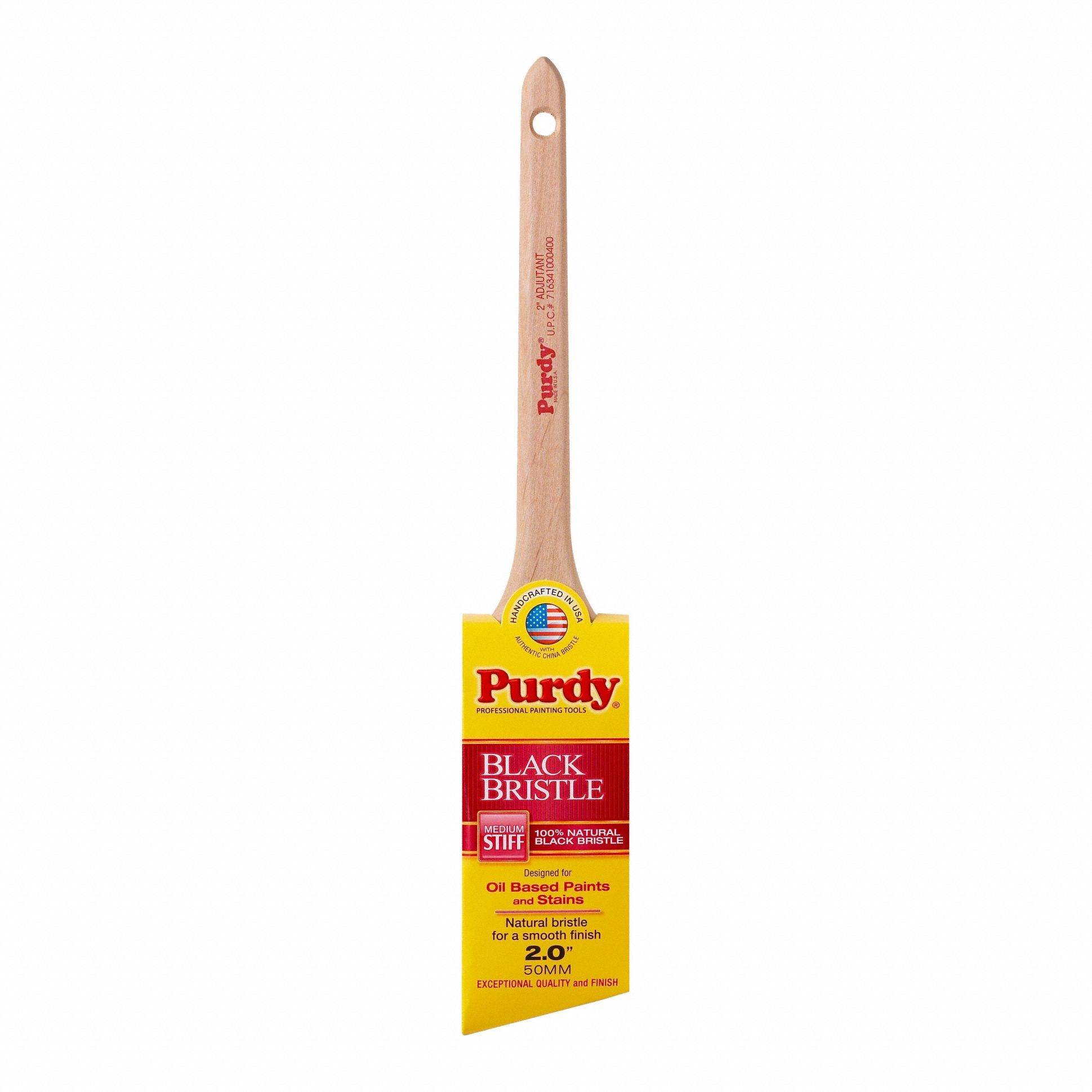 PURDY, Angle Sash Brush, 2 in, Hog Hair Paint Brush - 394NV4|145024020 ...