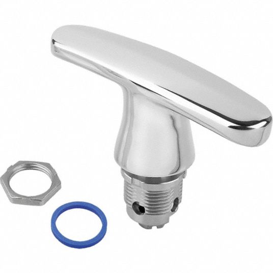 KIPP, T-Handle, Stainless Steel, Hygienic Keyless Cam Lock - 802HM2 ...