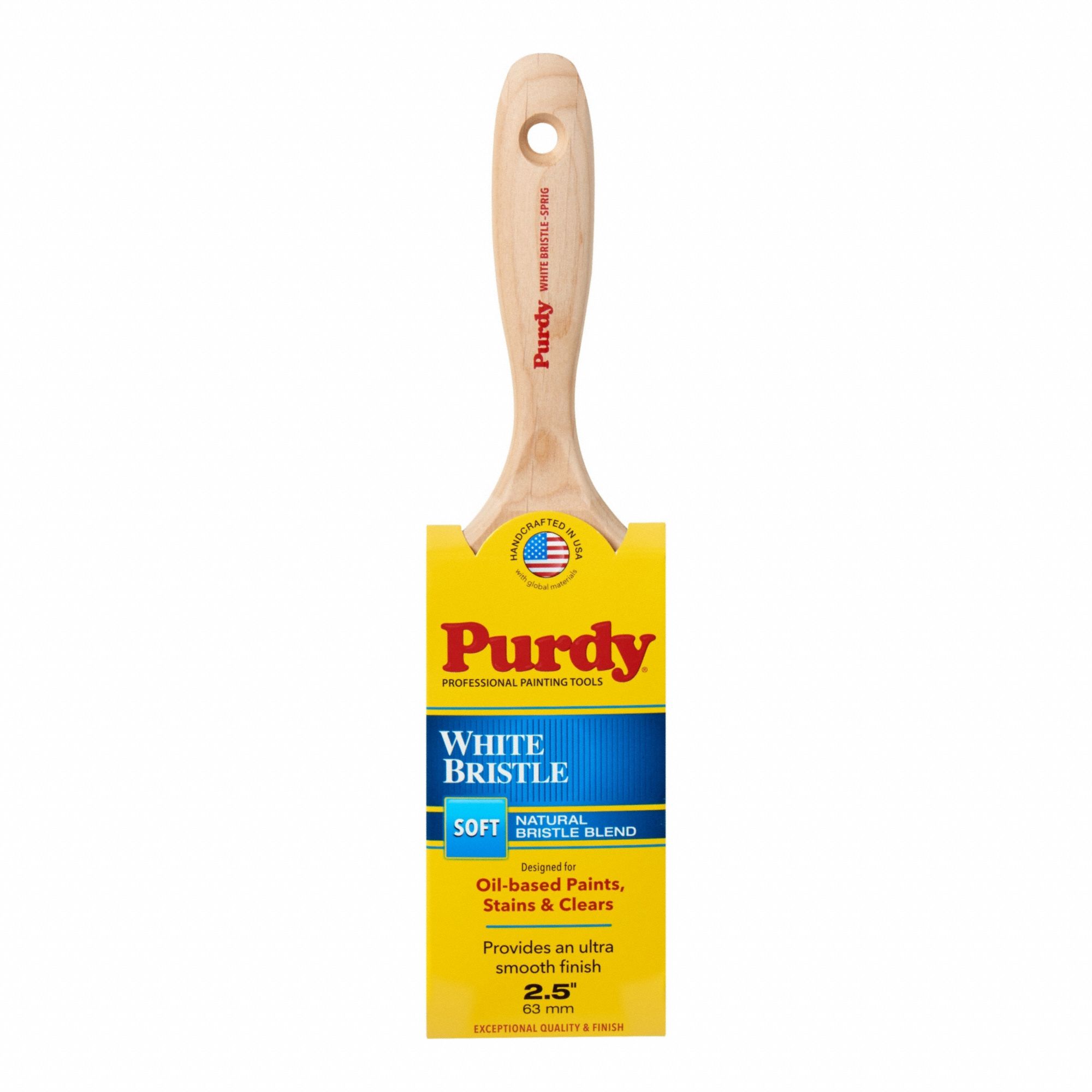 Natural White Paint Brush - 394NL9|145380425 - Grainger