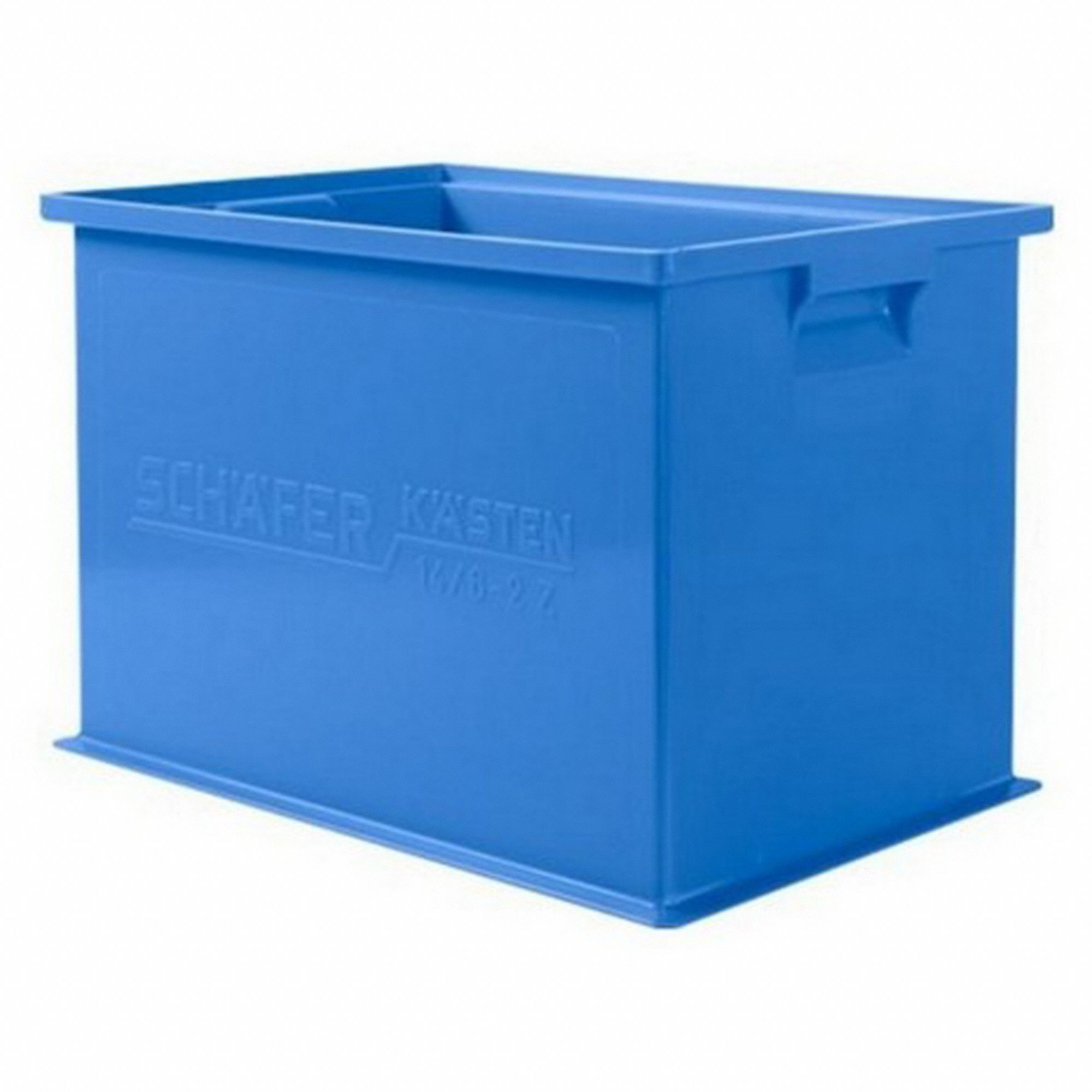 SSI SCHAEFER, 8.8 gal, 19 in x 13 in x 12 in, Straight Wall Tote ...