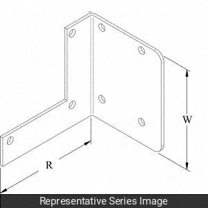 HAMMOND MANUFACTURING, 8 in Wd, 8 in Ht, Wireway Bracket Hanger ...