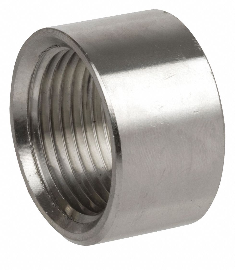 Stainless Steel, NPT, Half Coupling - 148G10|4381031830 - Grainger