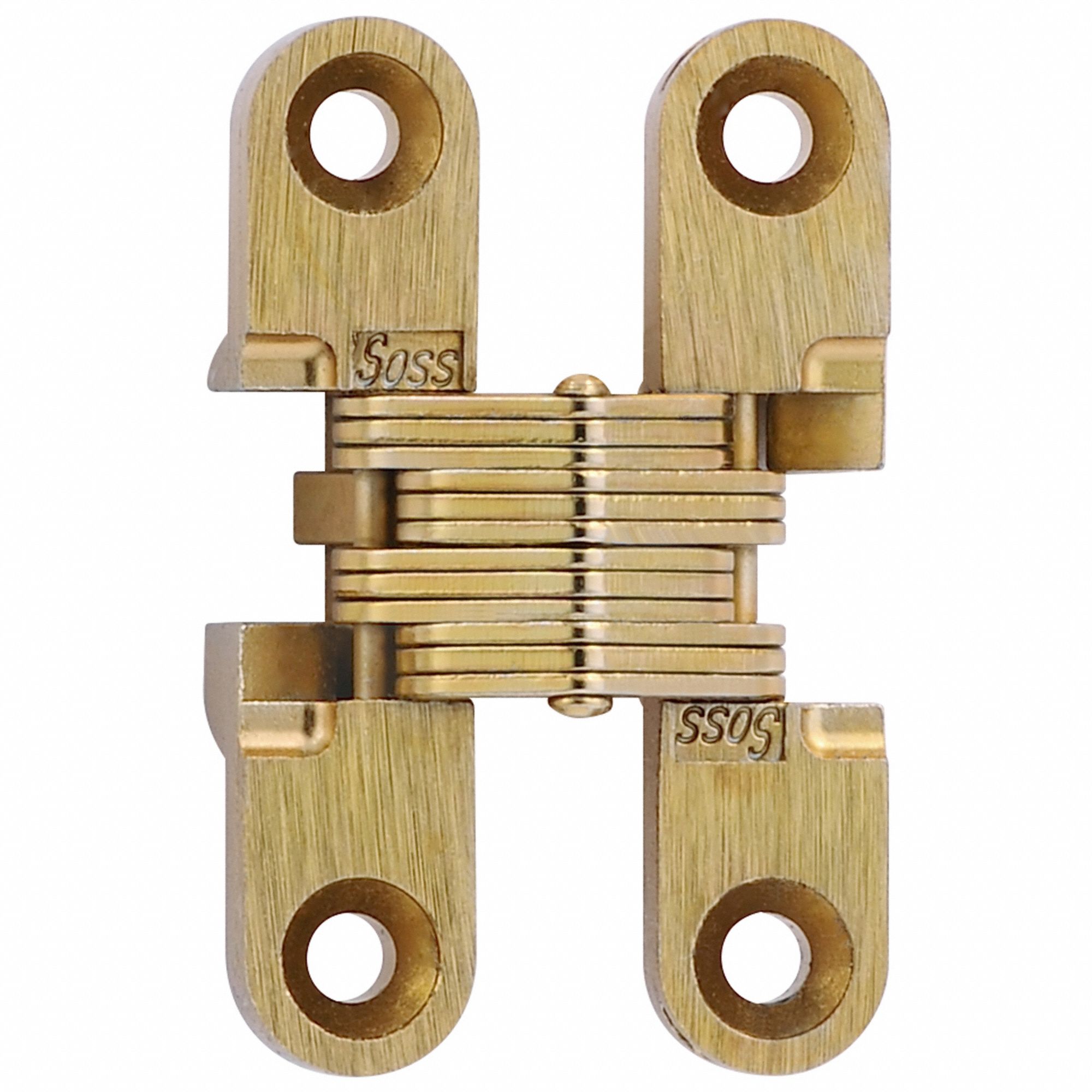 SOSS, Brass, 1 11/16 in Leaf Ht, Concealed Hinge - 801H69|101CUS4 ...