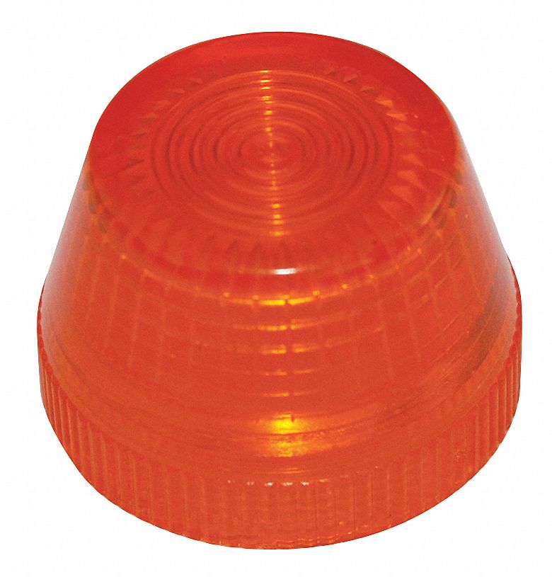 EATON, 30 mm Panel Mounting Hole Dia, Amber, Pilot Light Lens - 14A151 ...