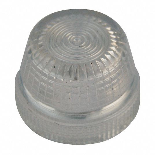 EATON, 30 mm Panel Mounting Hole Dia, Clear, Pilot Light Lens - 14A153 ...
