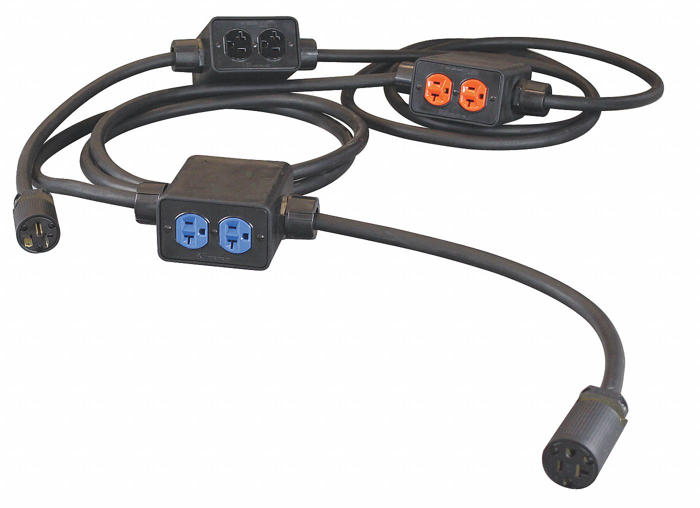 KH INDUSTRIES, 10 ft, 12 AWG Wire Size, Feed Through Power Stringer ...