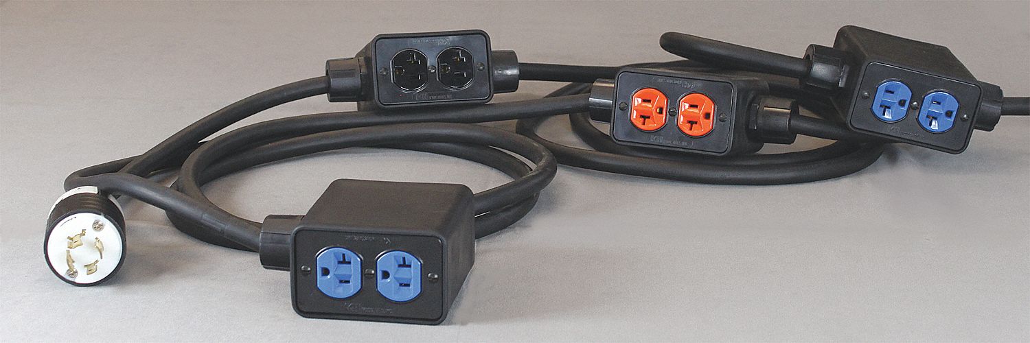 KH INDUSTRIES, 15 ft, 12 AWG Wire Size, Dead End Power Stringer ...