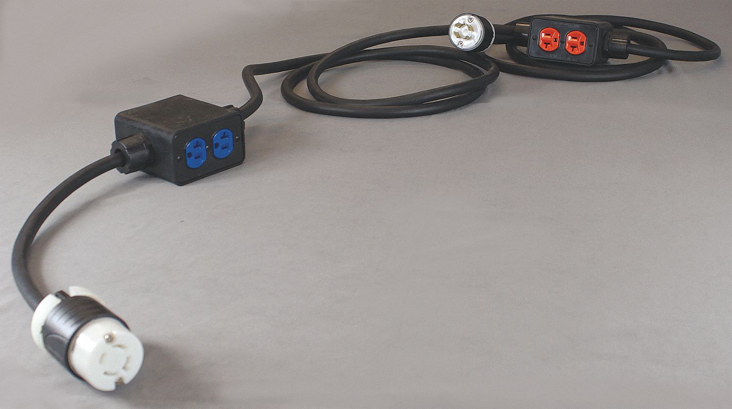 KH INDUSTRIES, 15 ft, 12 AWG Wire Size, Feed Through Power Stringer ...