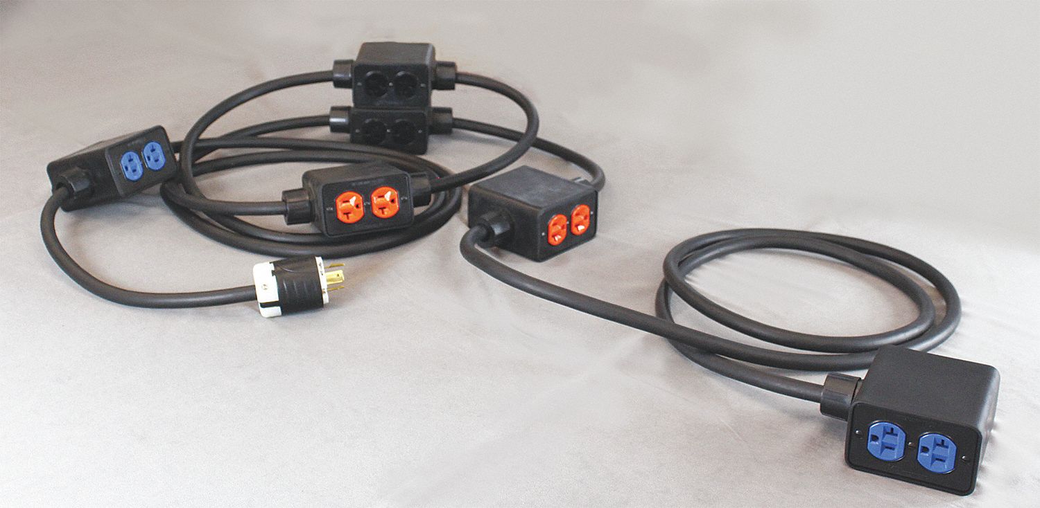 KH INDUSTRIES, 10 ft, 10 AWG Wire Size, Dead End Power Stringer ...