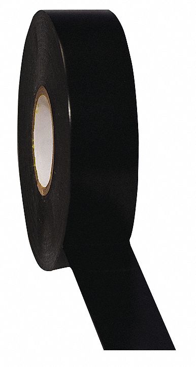 Electrical Tape, Vinyl, Black, PK 10 - Grainger