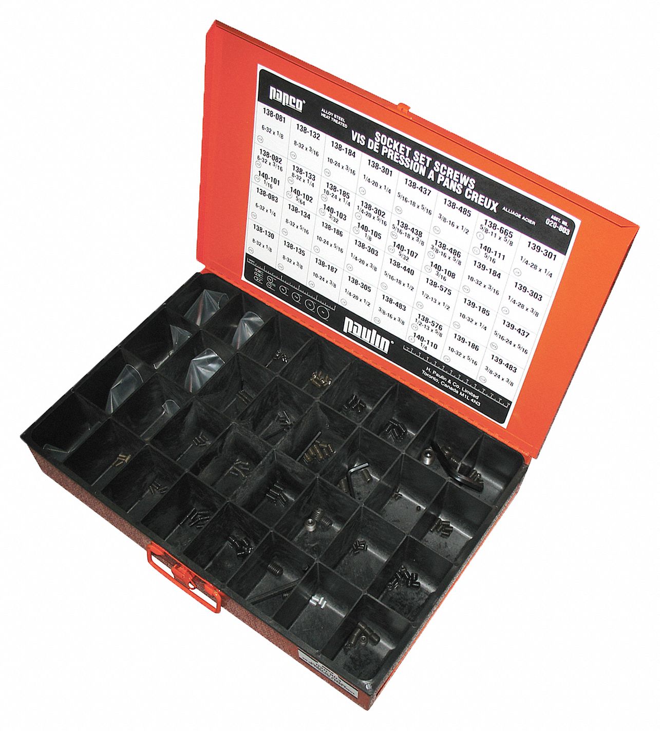 PAPCO SCREWS SET SOCKET ASSORTMENT - 12852 - PPC020-803 | 020-803 ...