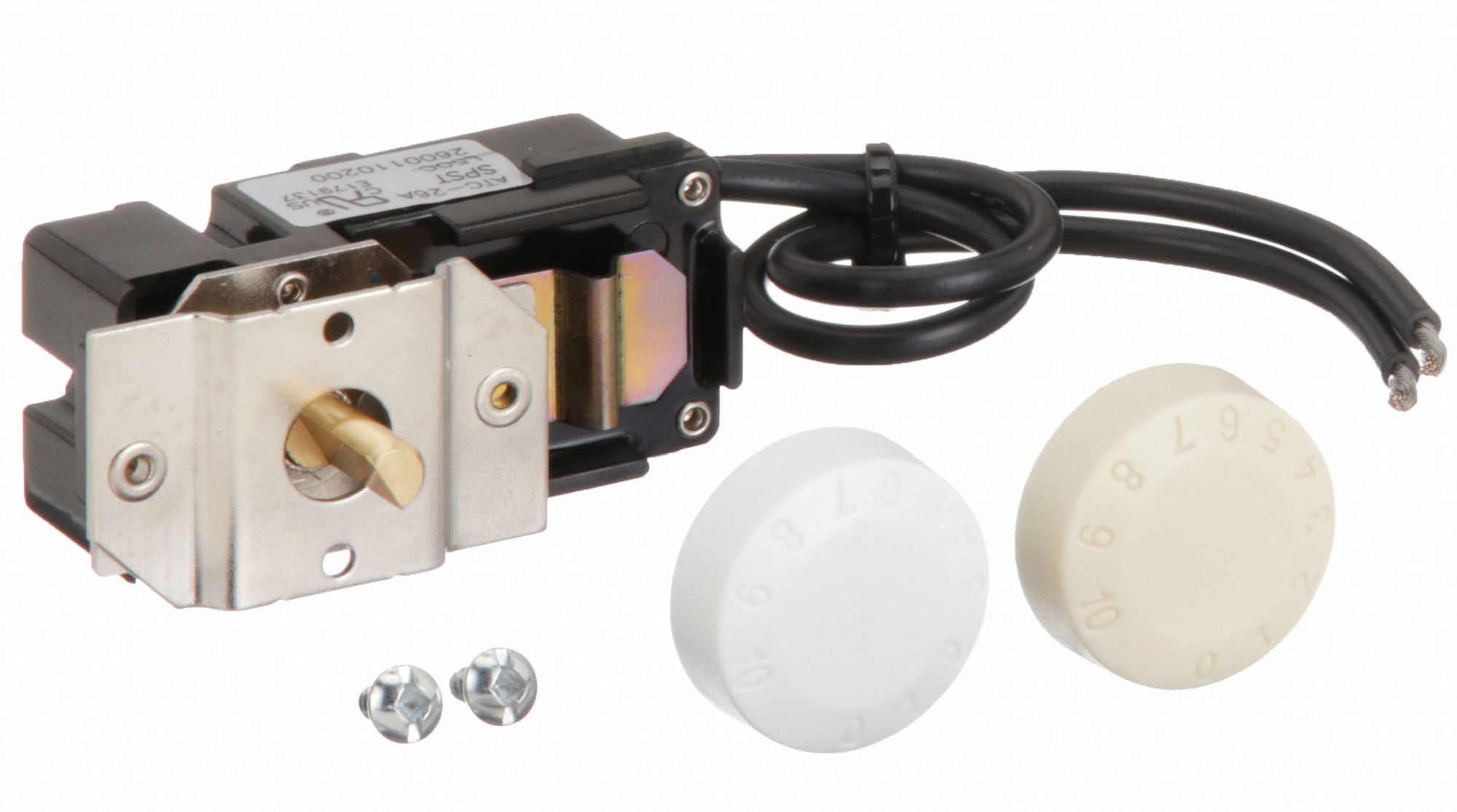 DIMPLEX, White, 120/240V AC, Electric Baseboard Heater Thermostat ...