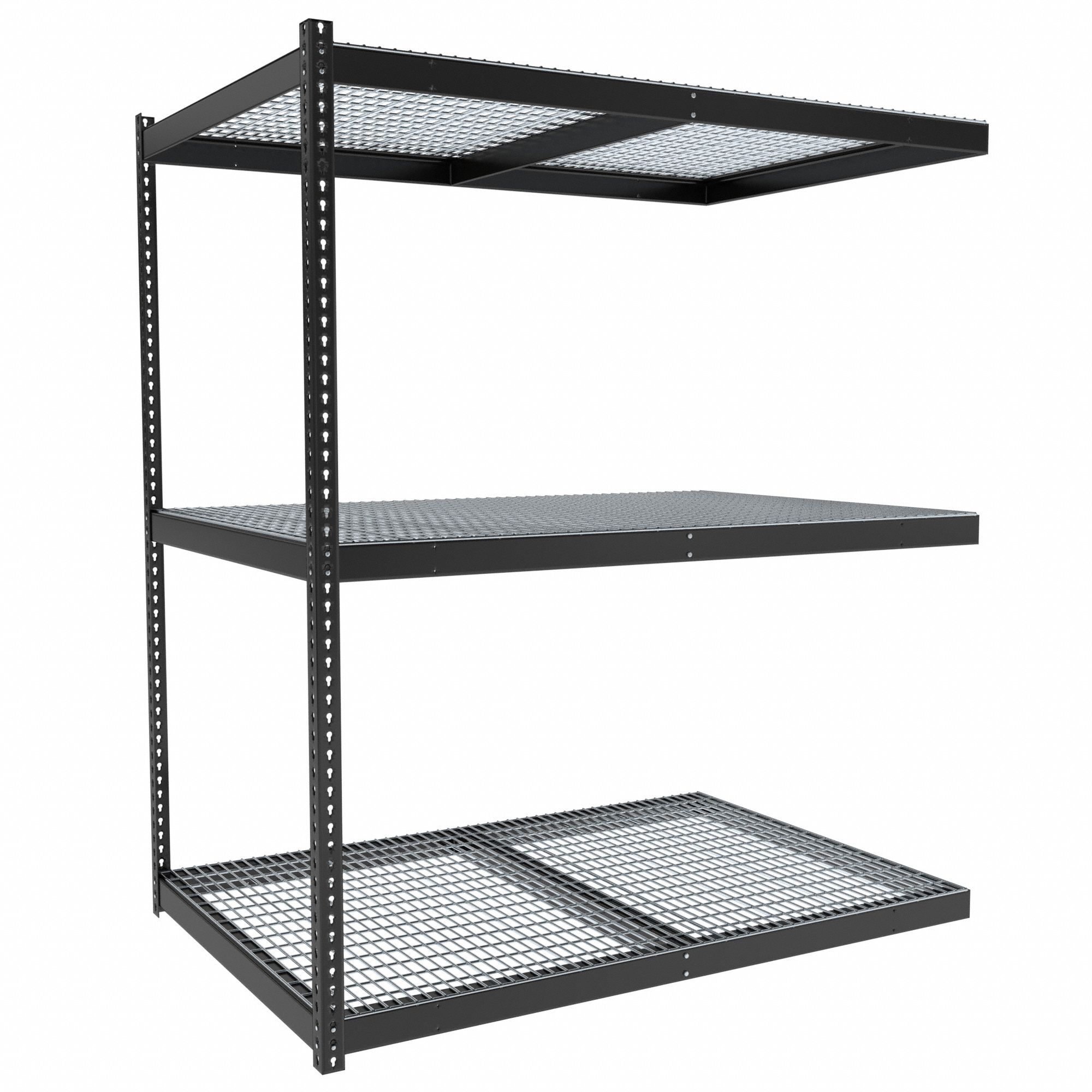 HALLOWELL, Add-On, Medium-Duty, Boltless Shelving - 14C720|DRHC724884 ...
