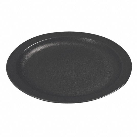 CARLISLE, Narrow Rim, Black, Narrow Rim Plate - 14D109|PCD20903 - Grainger