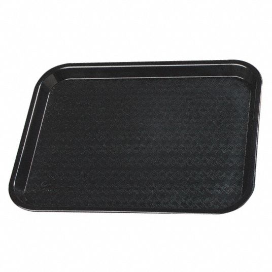 CARLISLE, Black, Plastic, Cafe Tray - 14D329|CT141803 - Grainger