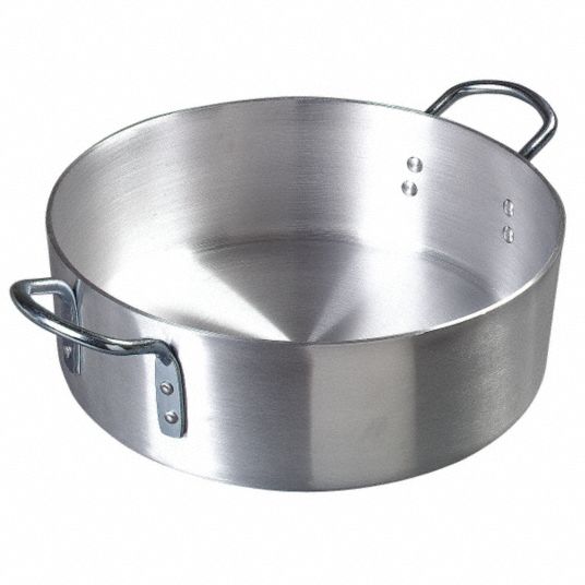 Brazier, 18 Capacity (Qt.), 5.38 Overall Height (In.), Aluminum, PK 2 ...