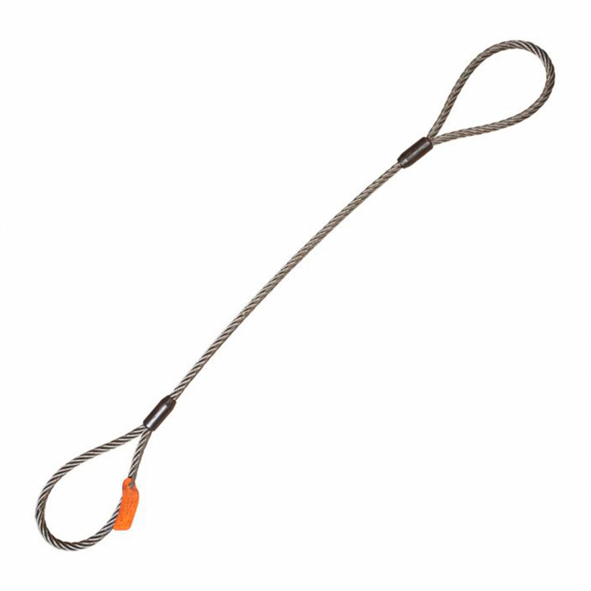 APPROVED VENDOR SLING WIRE ROPE,STEEL,4 FT SLING L - 12777 - SLI124EE ...