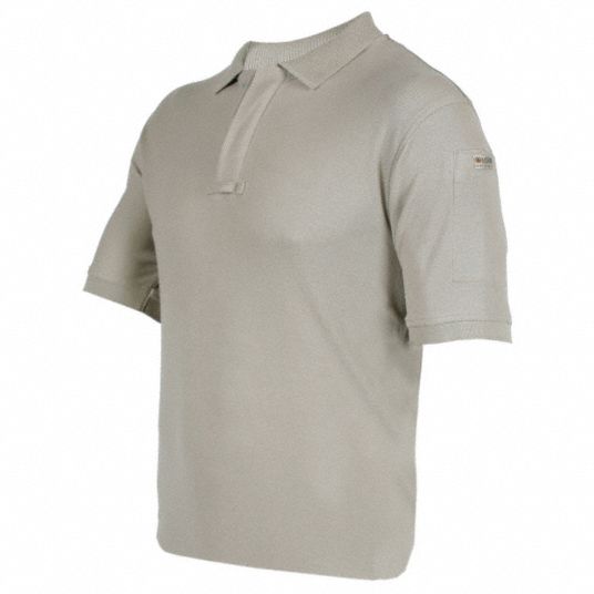 Tactical Polo,Tan,M - Grainger