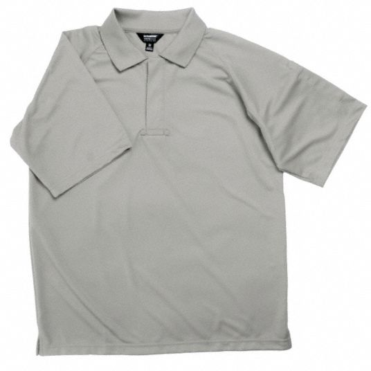 Performance Polo,Gray,3XL - Grainger