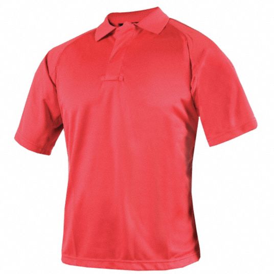 Performance Polo,Red,L - Grainger