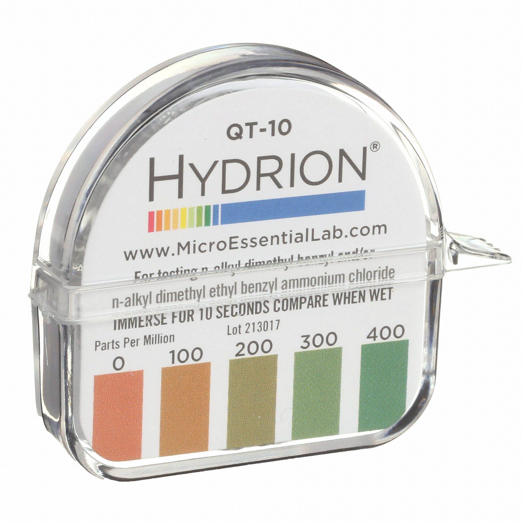 MICRO ESSENTIAL Quat Test Kit - 14G846|Quatstart - Grainger