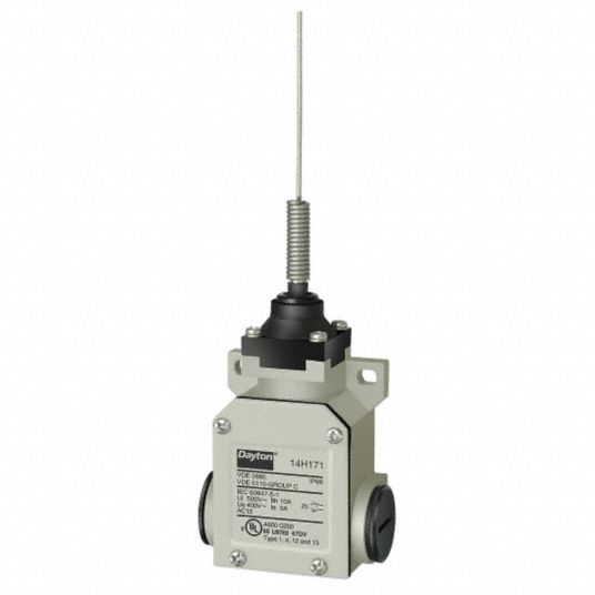DAYTON, Cat Whisker, 2 Mounting Holes, Limit Switch - 14H171|14H171 ...
