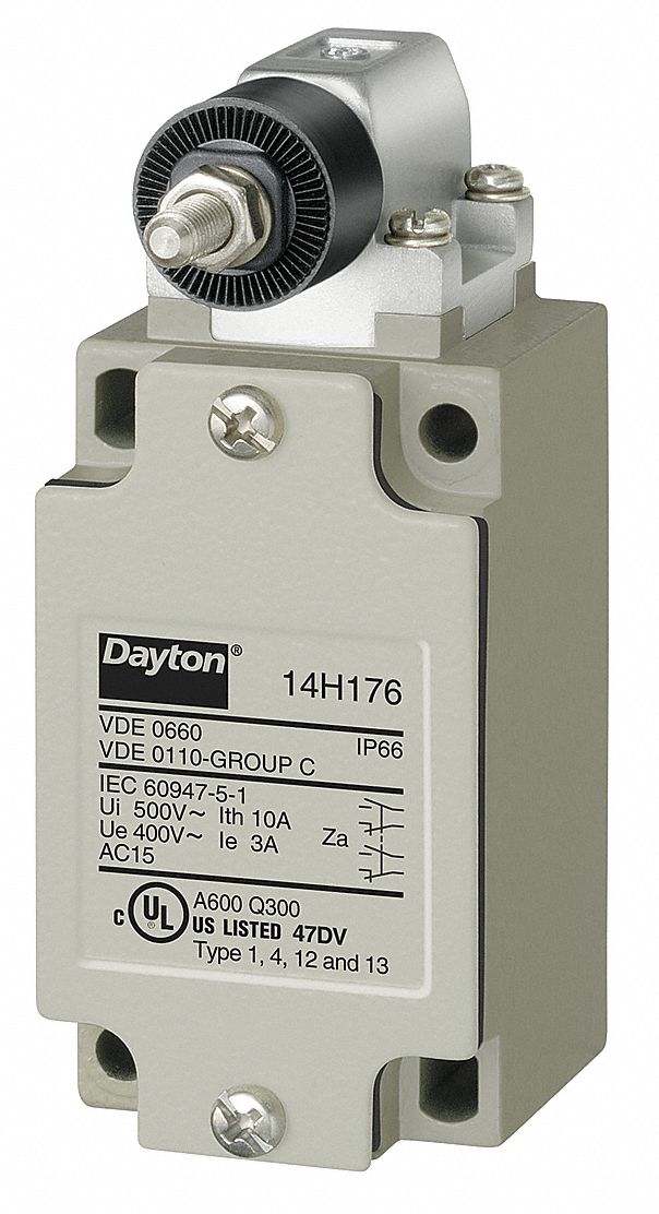 DAYTON, 60 mm Mounting Hole Vertical Center to Center Distance, Lever ...
