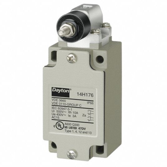 DAYTON, 60 mm Mounting Hole Vertical Center to Center Distance, Lever ...