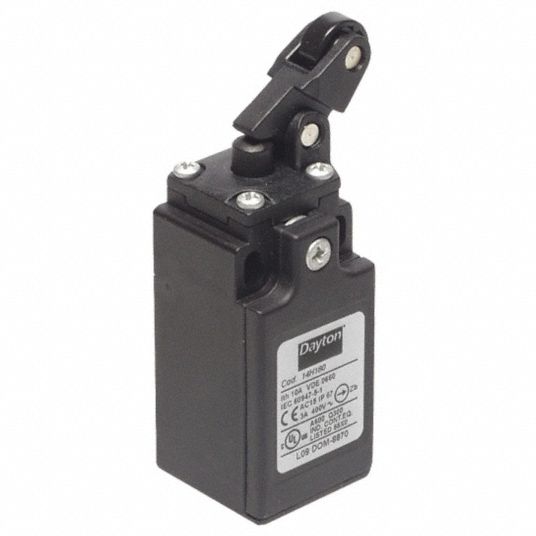 DAYTON, Roller Arm Plunger, Non-Metallic, Limit Switch - 14H180|14H180 ...