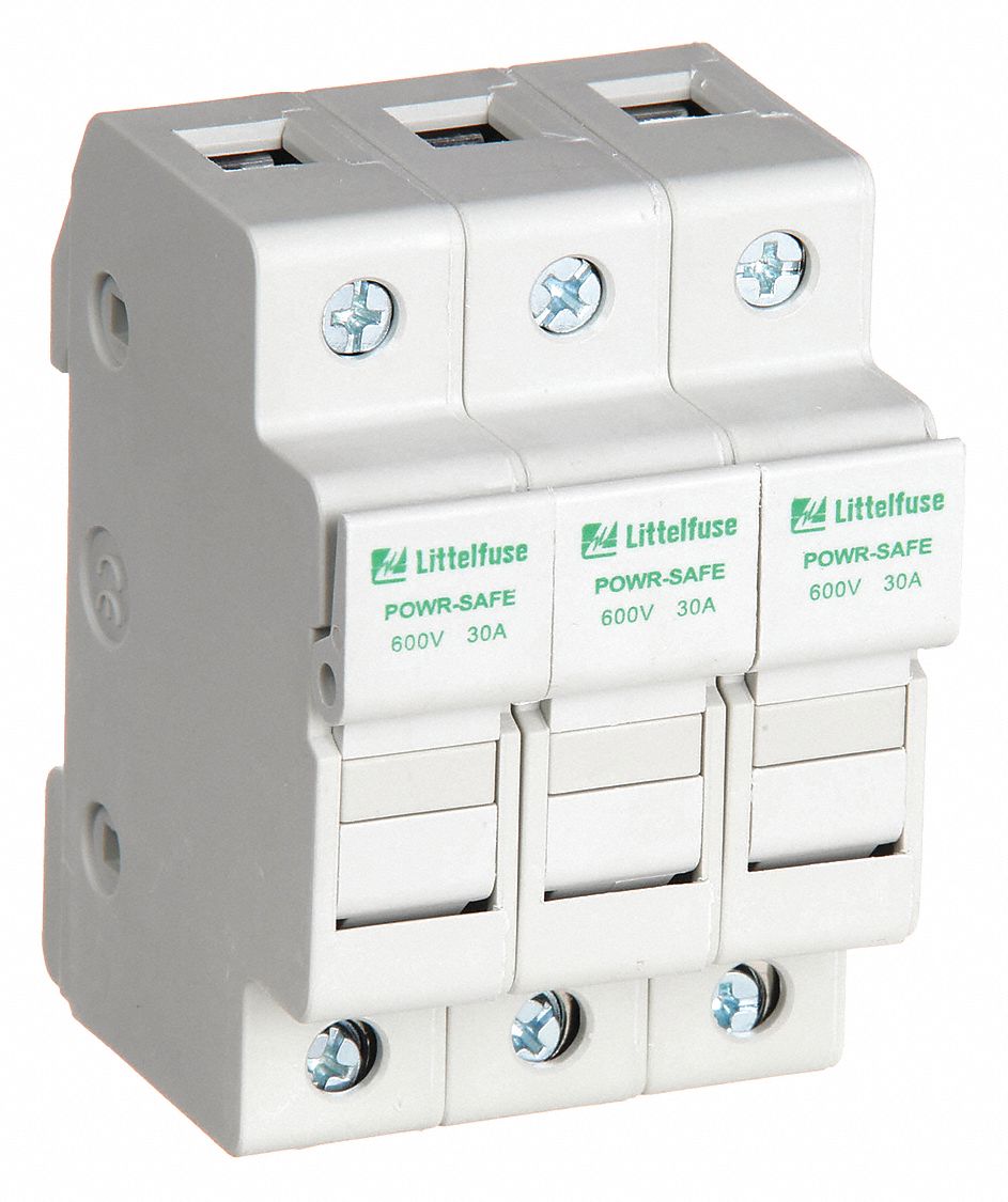 Finger Safe Fuse Block, Fuse UL Class CC - Grainger