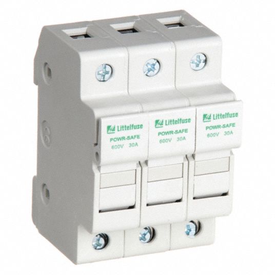 Finger Safe Fuse Block, Fuse UL Class CC - Grainger