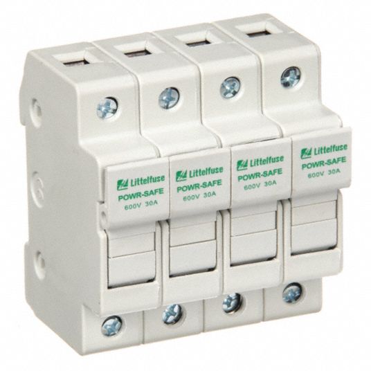 Finger Safe Fuse Block, Fuse UL Class CC - Grainger