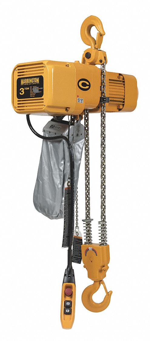 HARRINGTON Polipasto Eléctrico de Cadena, 6000 lb., Elevación del ...