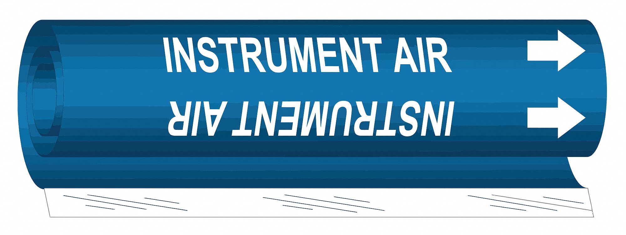 Instrument Air, Blue, Pipe Marker - 14H901|5716-II - Grainger